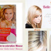 Avis : Belle Color mousse de Garnier blond très clair